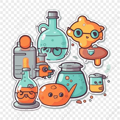 귀여운 과학 문자 클립 아트의 스티커 벡터문자 T상표 Png 일러스트 무료 다운로드 Lovepik