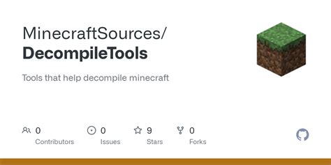 GitHub MinecraftSources DecompileTools Tools That Help Decompile Minecraft