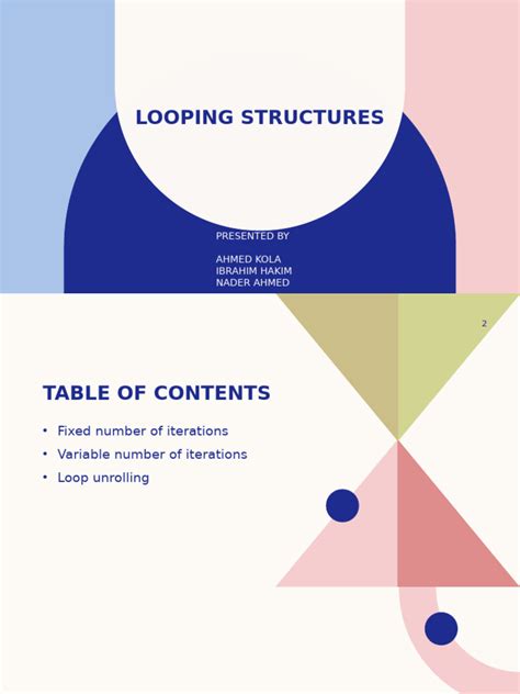 Looping Structures Pdf Control Flow Computer Programming