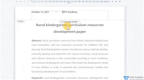 Header And Footer Insert Alignment Tabs For Alignment WPS Office Academy