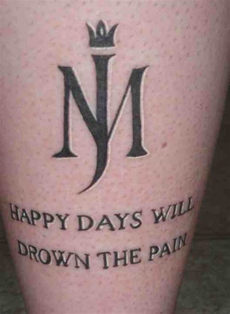 Initials Mj Tattoo Designs