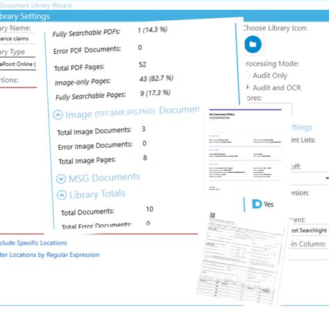 Crawl OCR Non Searchable Insurance Documents In SharePoint Aquaforest