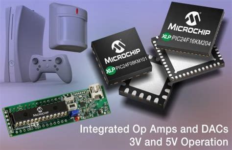 Microchip Increases Analogue And I O Resources In Its PIC16 Bit