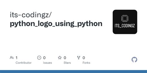 github its codingz python logo using python