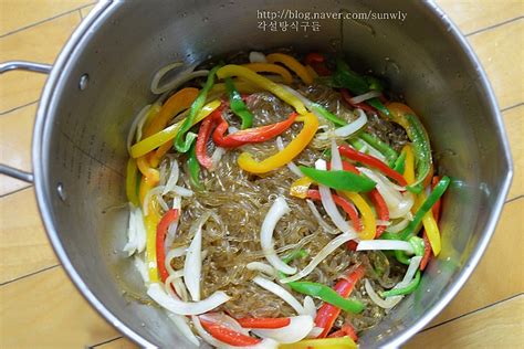 여름에 만드는 파프리카잡채