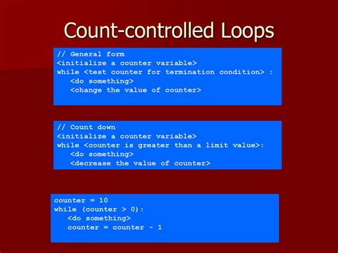 Computer Science 101 While Statement Ppt Download