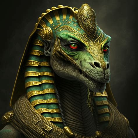 Egyptian Emperors As Reptilians Rmidjourney