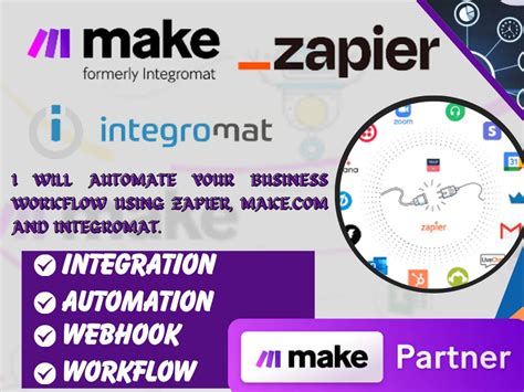 Integromat Zapier Automation Workflow Setup And Api Integration Upwork