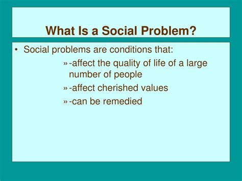 Ppt Sociological Perspectives On Social Problems Powerpoint