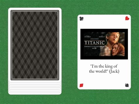 Famous Movie Quotes Reported Speech Speaking Cards