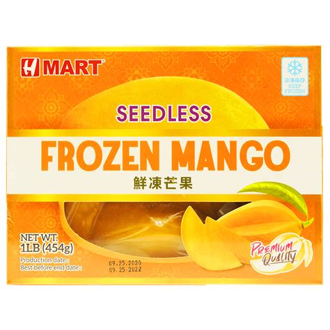 Buy H Mart Frozen Mango 1lb Hmart H Mart
