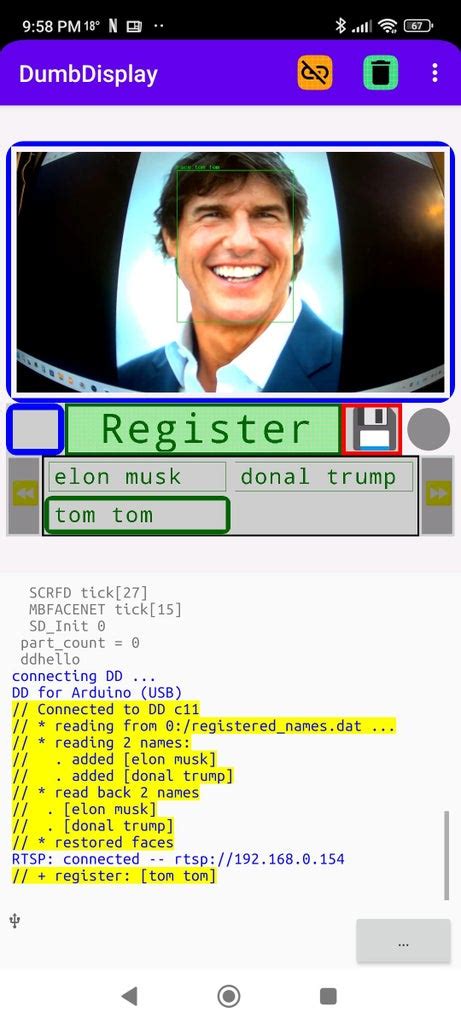 Amb82 Mini Arduino Framework Face Recognization Demo Gui With