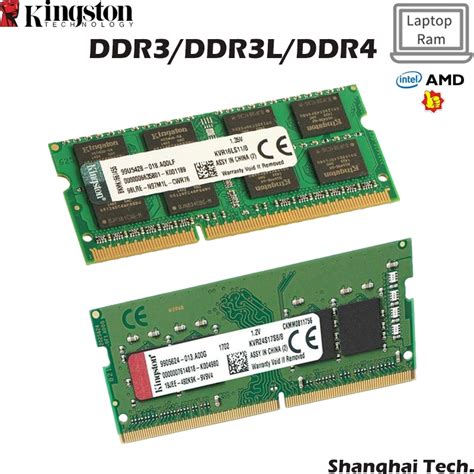 แล็ปท็อป Ram Ddr3l Ddr4 4g 8gb 16gb 1333 1600 1066 2133 2400 3200mhz Pc3l 12800 Sodimm โมดูล
