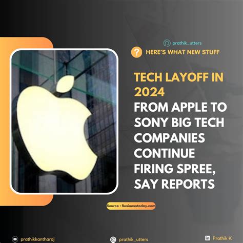 prathik k on linkedin reflecting on the tech industry landscape in 2024 despite recent layoffs…