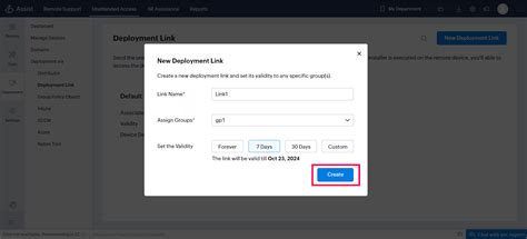 Install Unattended Agent Using Installer Link
