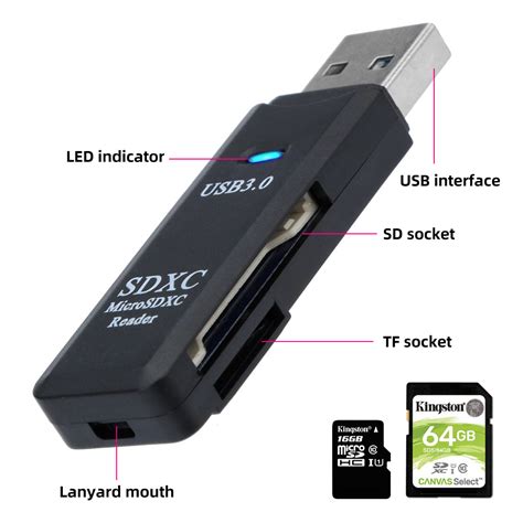 Usb30 2 In 1 카드 리더 Pc 마이크로 Sd Tf 카드 리더 Usb 3 멀티 카드 라이터 어댑터 플래시 드라이브 노트북 액세서리 기가팩토리