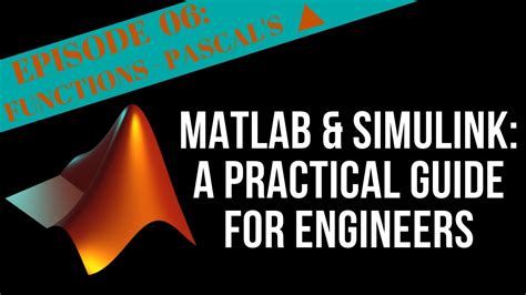 Episode 06 Functions Pascals Triangle Example Matlab And Simulink Tutorial For Engineers