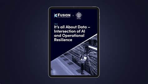 Its All About Data Intersection Of Ai And Operational Resilience Fusion