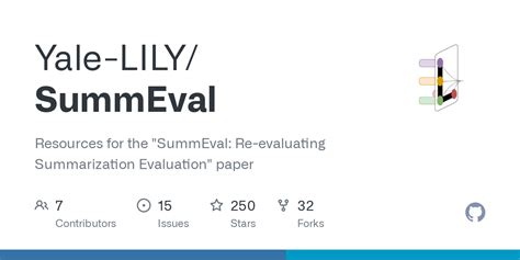 Summeval Summa Qa Metric Py At Master · Yale Lily Summeval · Github