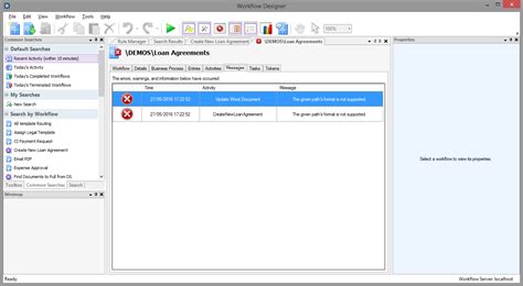 Workflow Update Word Document The Given Paths Format Is Not
