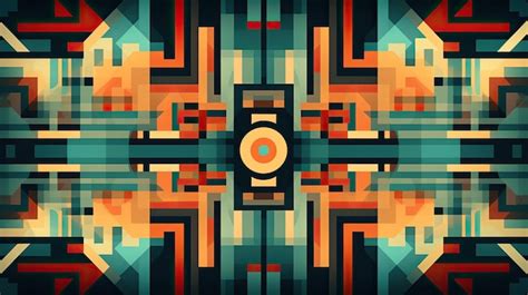 Premium Ai Image Abstract Geometric Background Illustration Ai Generativexa