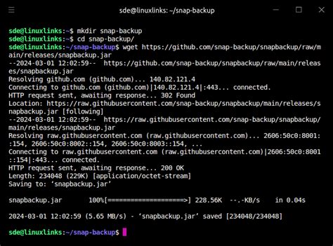 Snap Backup One Click Backup Utility Linuxlinks