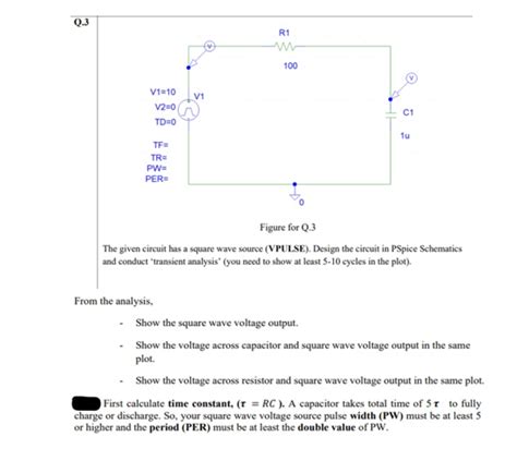Solved I Need The Simulation In PSpice Schematics Provide Chegg Com