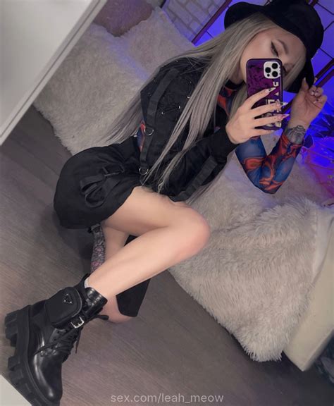 Leah Meow My Emo Alter Ego 👿 Tattoo Blonde Emo