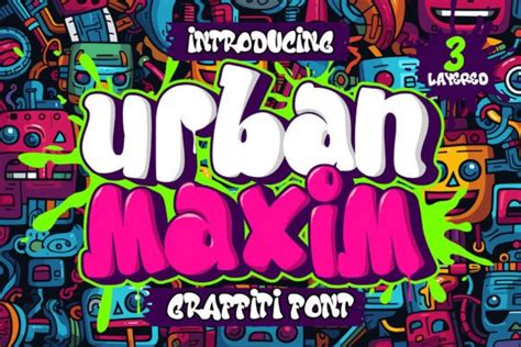 Urban Maxim Font Digital Font Download