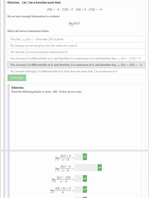 solved exercise let f be a function such that do we have