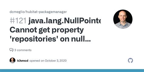 Javalangnullpointerexception Cannot Get Property Repositories On Null Object On Line 3433
