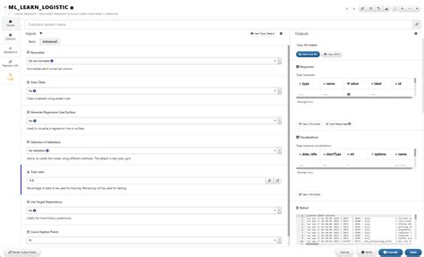 Mllearnlogistic — D3view Workflows Documentation Documentation
