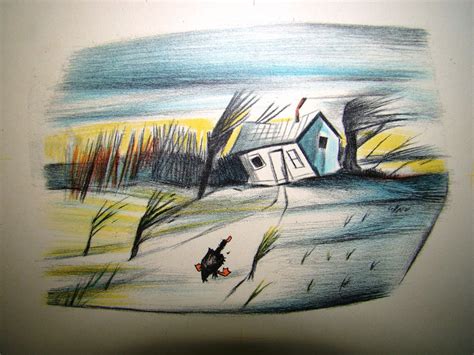 A Complete Set Of The 15 Original Drawings For The Ugly Duckling From