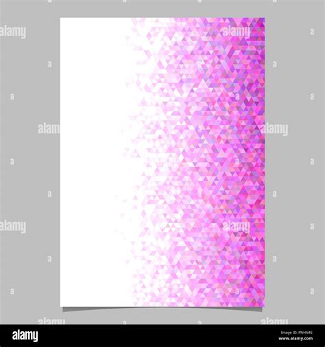 Abstract Triangle Brochure Background Template Stationery Design Stock Vector Image And Art Alamy