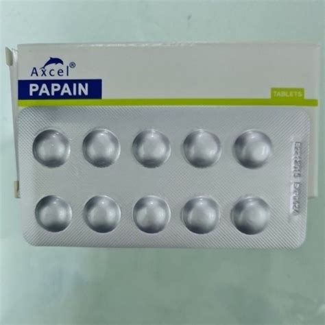 Pil Anti Radang Kurangkan Bengkak Papain Serratopeptidase Tablet