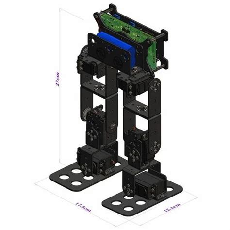 SunRobotics 4DOF 6DOF Biped Humanoid Robot Chassis DIY Kit Assembled