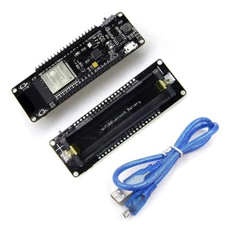 Esp32 D1 Suporte Bateria 18650 Wifi Ble Iot Wemos Cabo