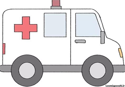 عکس نقاشی ماشین امبولانس