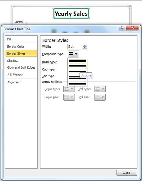 Format Chart Title In Excel