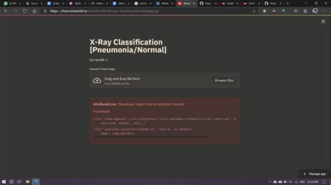 Error Request Failed With Status Code 500 Using Streamlit Streamlit