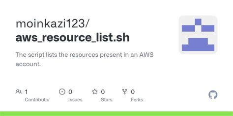 Moin Kazi On Linkedin Github Moinkazi123awsresourcelistsh The