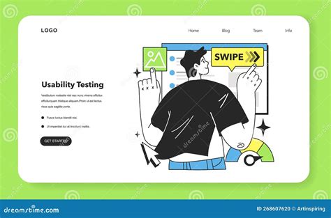 Usability Testing Technique Web Banner Or Landing Page Software