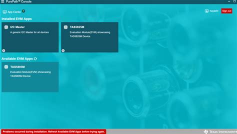 TAS5805MEVM PurePath Console 3 And TAS5805M Software Audio Forum Audio TI E2E Support Forums