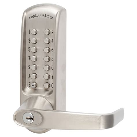 Codelock CL Mechanical Lock Code Free Option Stainless Steel IronmongeryDirect Same