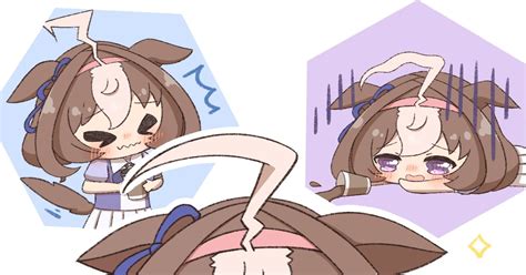 ウマ娘プリティーダービー カフェオレ飲めたメイショウドトウ 豆乃むぎのイラスト Pixiv