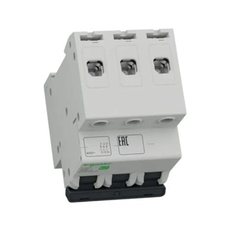 Interruptor Termomagnético Riel Din Curva C Easy9 3p 32a Schneider Electric Interruptores