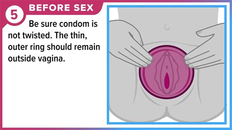 How To Use An Internal Condom Condom Use CDC