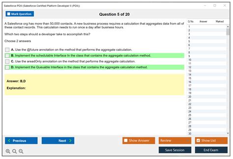 Salesforce Certified Platform Developer Ii Wi25 Pdii Practice Exam