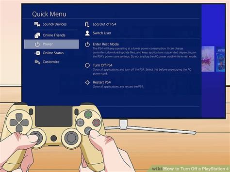 Easy Ways To Turn Off A PlayStation 4 4 Steps With Pictures