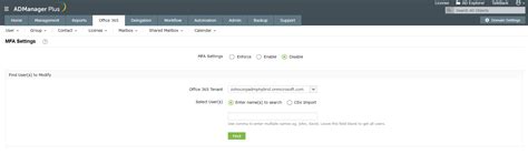 Setup Multi Factor Authentication MFA For Office Users ADManager Plus